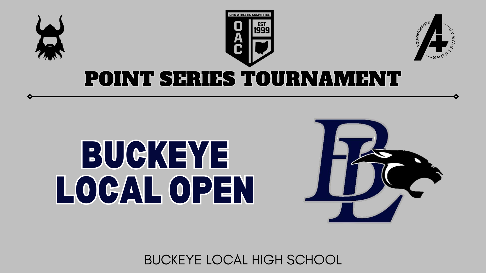 Buckeye Local Open BOYS Point Series Tournament | Register | OAC ...